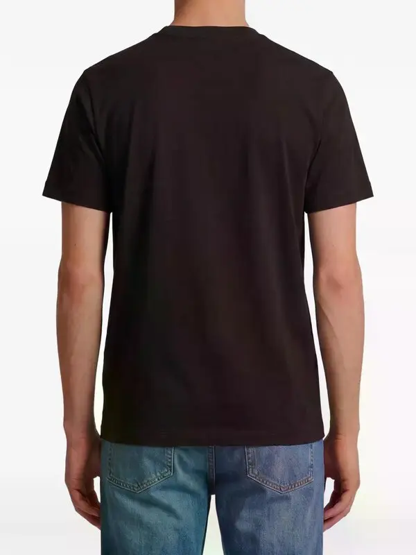 Moncler Double Leather Logo Cotton T-shirt