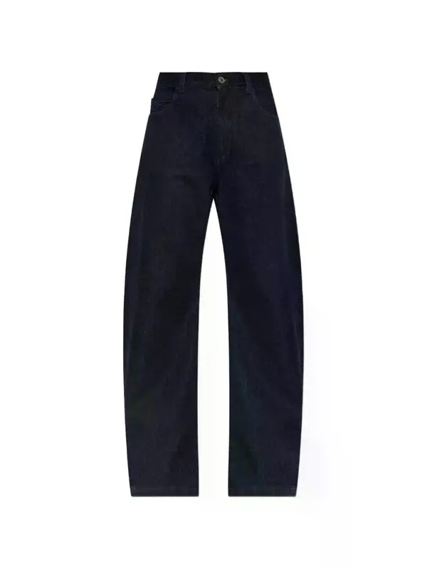 Attico Embroidered-logo Jeans
