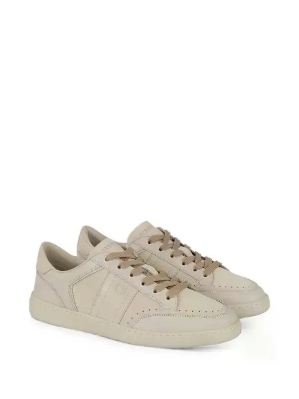 FERRAGAMO Low-top Sneakers With Signature