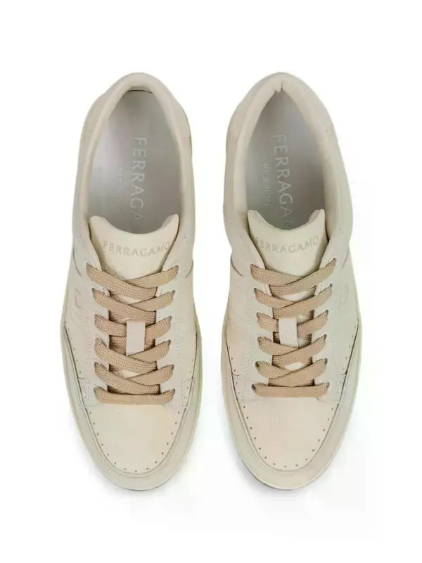 FERRAGAMO Low-top Sneakers With Signature