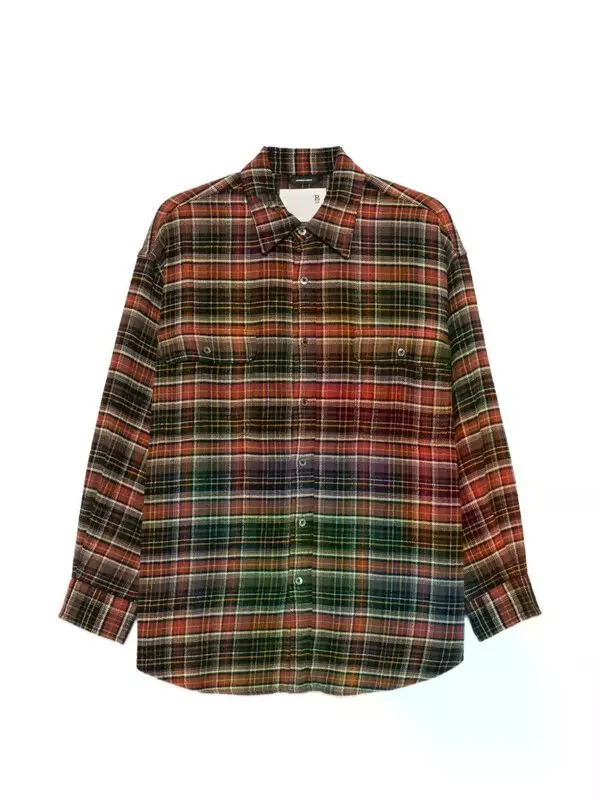 R13 Plaid Buttoned Shirt