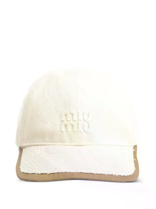Miu Miu Baseball Cap - Neutrals