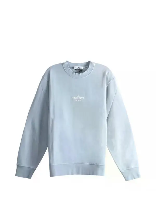Stone Island 6100046 Cotton Fleece Sweatshirt - Blue