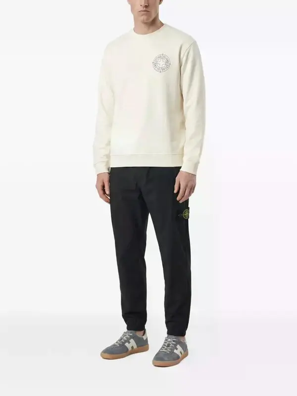 Stone Island Logo-print Cotton Sweatshirt