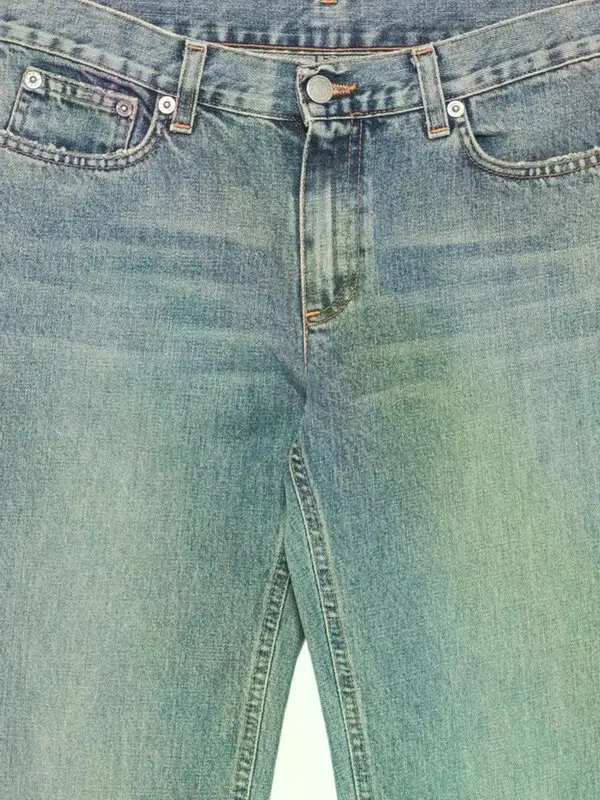 John Richmond 2000s Rhinestone-embellished Flared Jeans