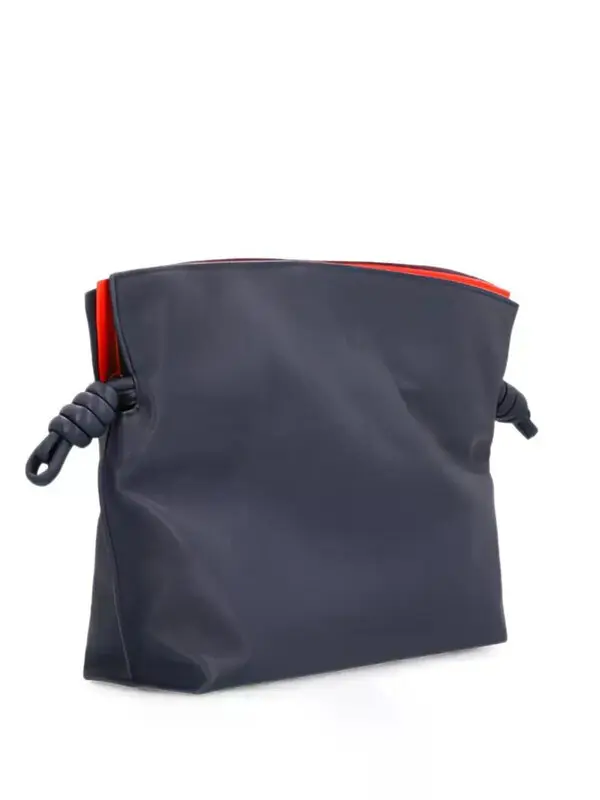 Loewe Medium Layered Flamenco Clutch In Nappa Calfskin - Blue