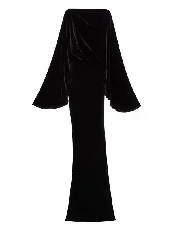 TALLER MARMO Musidora Draped Maxi Gown