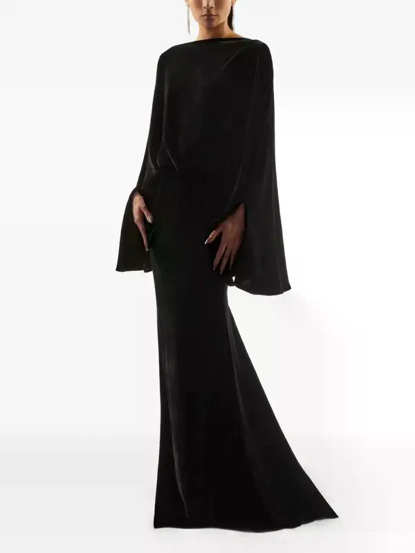 TALLER MARMO Musidora Draped Maxi Gown