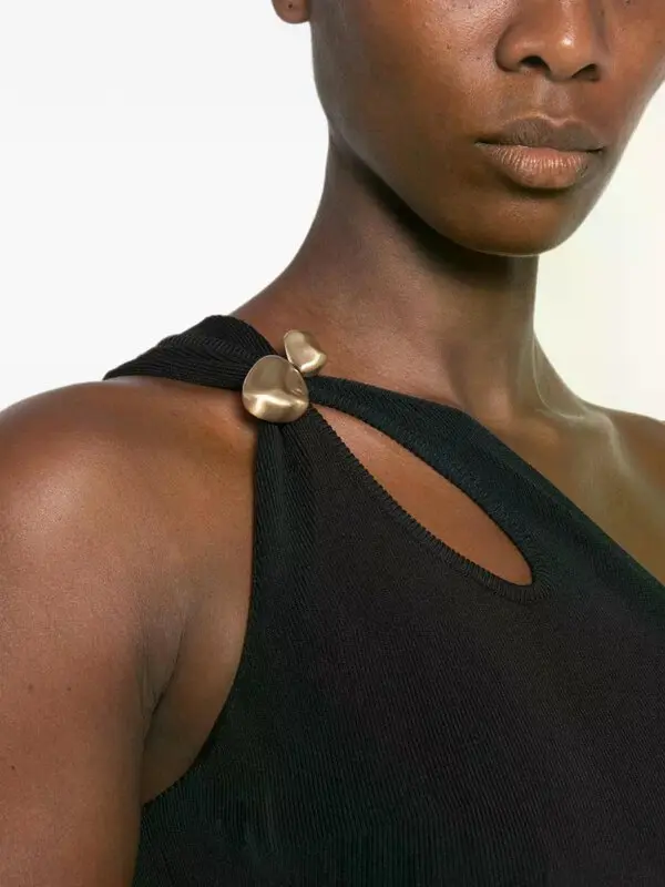 Cult Gaia Anouk One-shoulder Hardware-detail Top