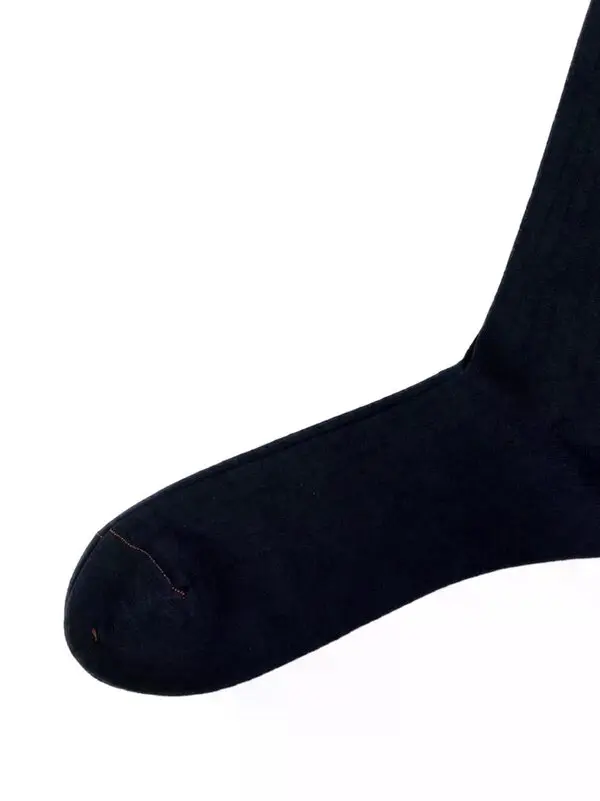 Zegna Ribbed Knit Socks