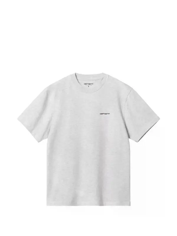 Carhartt Work In Progress S/s Script Embroidery T-shirt - Grey
