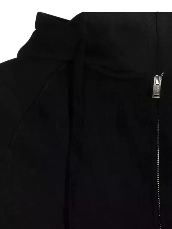 THOM KROM Zip-up Drawstring Hoodie