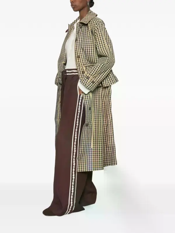 ALEMAIS Lori Side-stripe Drawstring Palazzo Pants