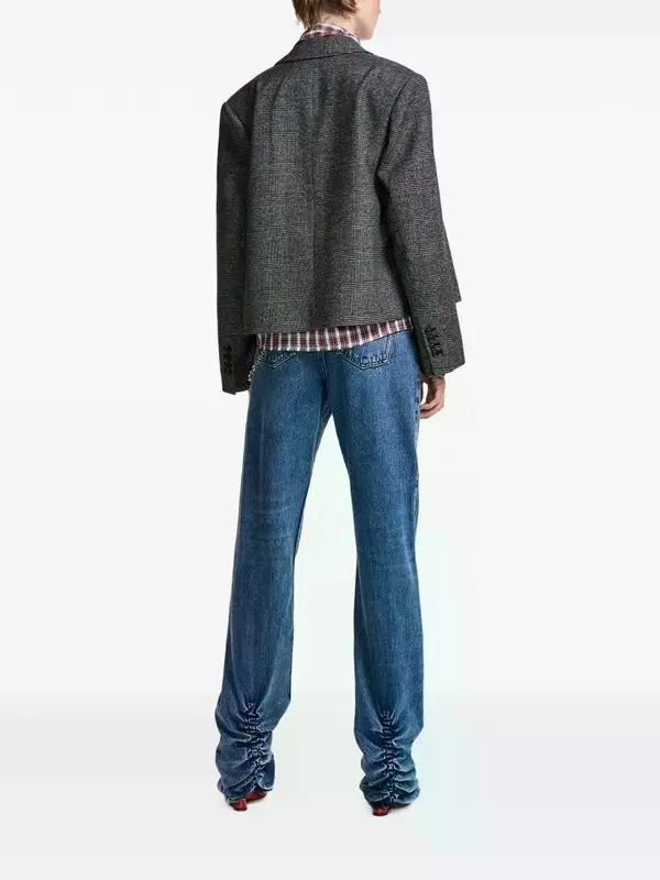 Essentiel Antwerp Double-breasted Cropped Blazer