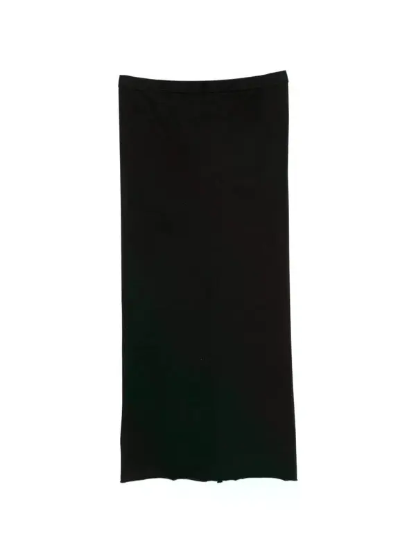 Rick Owens Drawstring-fastening Front-slit Midi Skirt