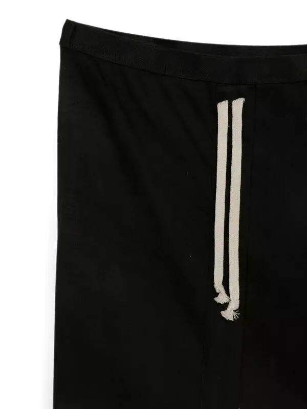 Rick Owens Drawstring-fastening Front-slit Midi Skirt