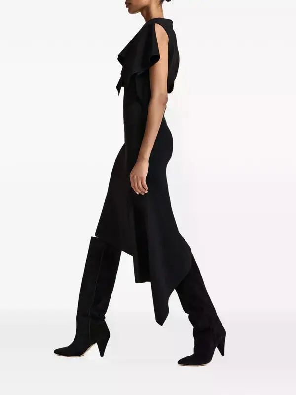 Essentiel Antwerp Know Ruffled Asymmetric-neck Blouse