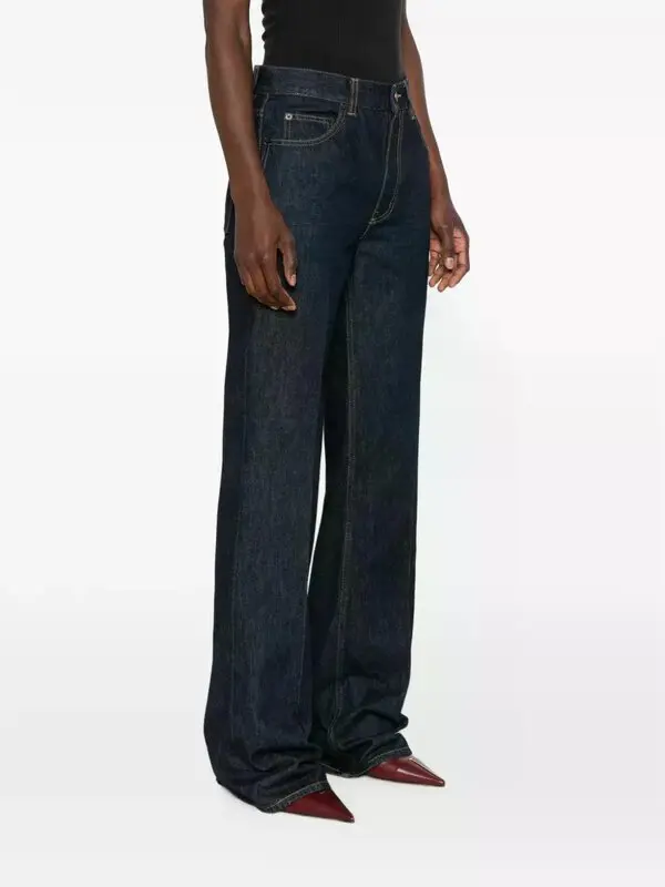 Saint Laurent Belt-loop Buttoned Jeans