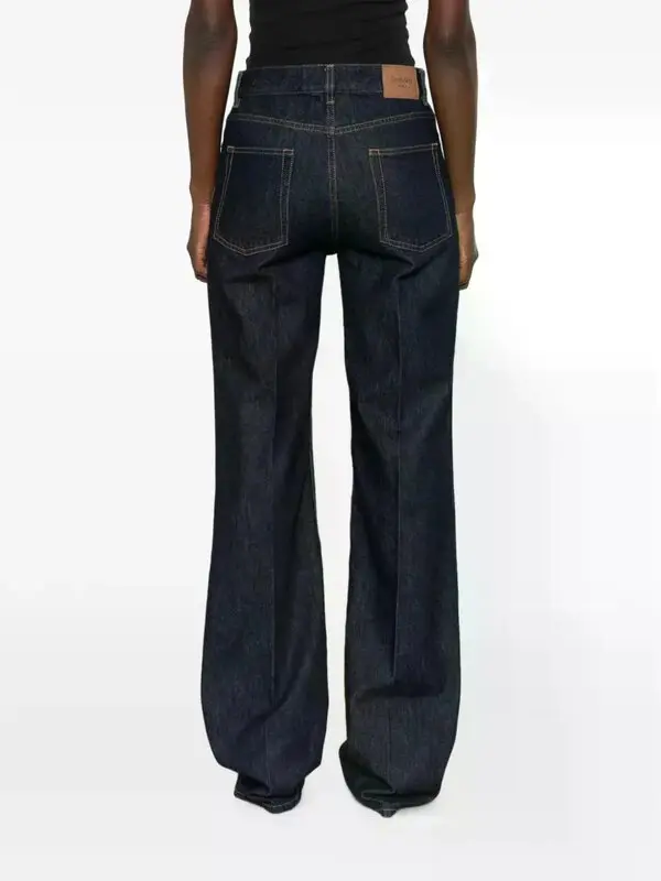 Saint Laurent Belt-loop Buttoned Jeans
