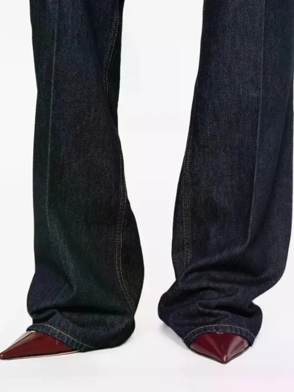 Saint Laurent Belt-loop Buttoned Jeans