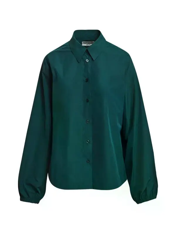 Essentiel Antwerp Oversized Voluminous-sleeve Shirt - Green