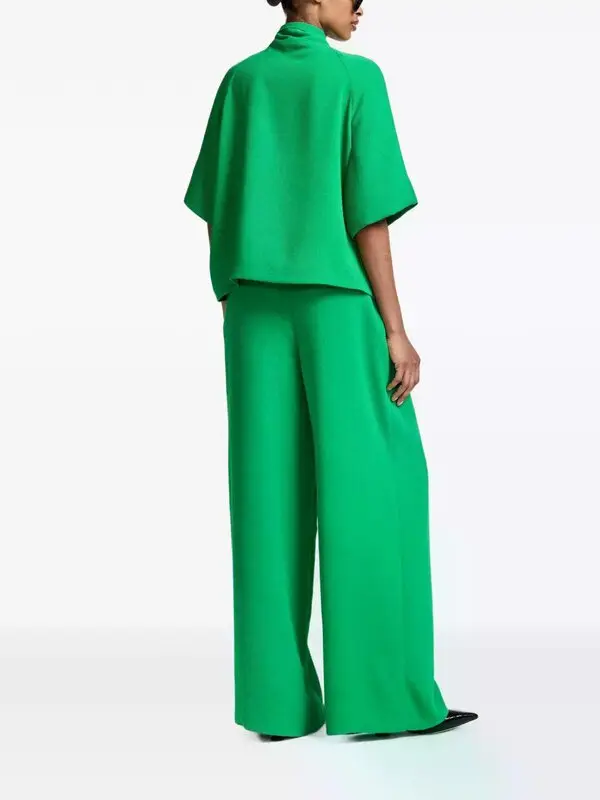 Essentiel Antwerp Tie-neck Raglan-sleeve Top