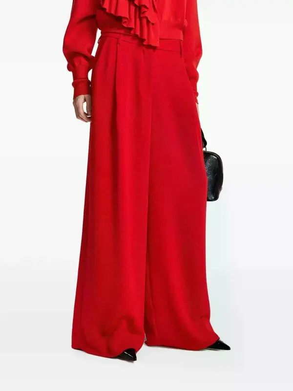 Essentiel Antwerp Pleated Wide-leg Trousers