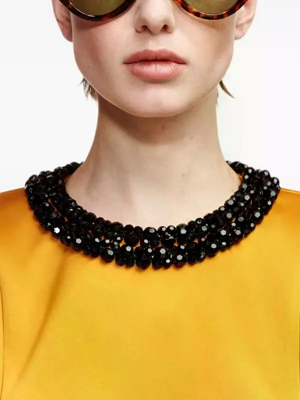Essentiel Antwerp Kaylin Bead-embellished Mini Dress