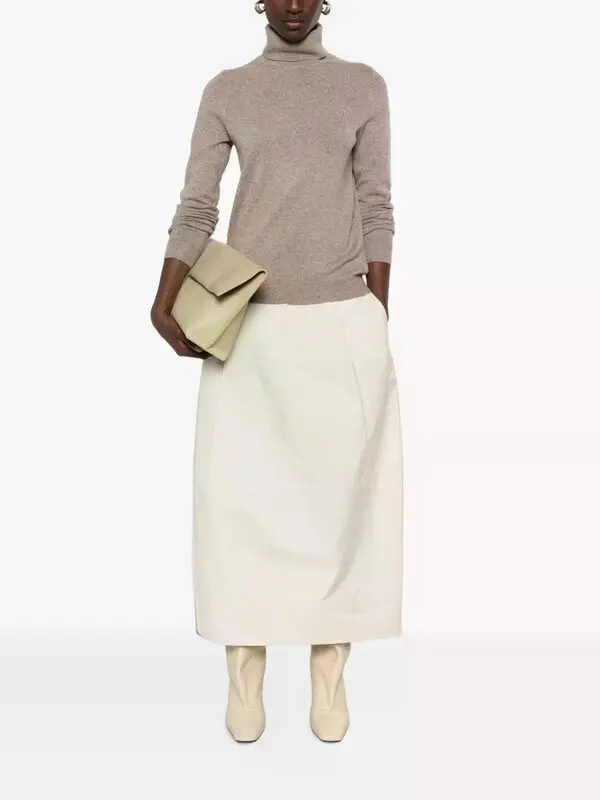 Eric Bompard Cashmere Roll Neck Long Sleeve Sweater