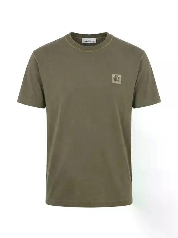 Stone Island Logo-patch Cotton T-shirt