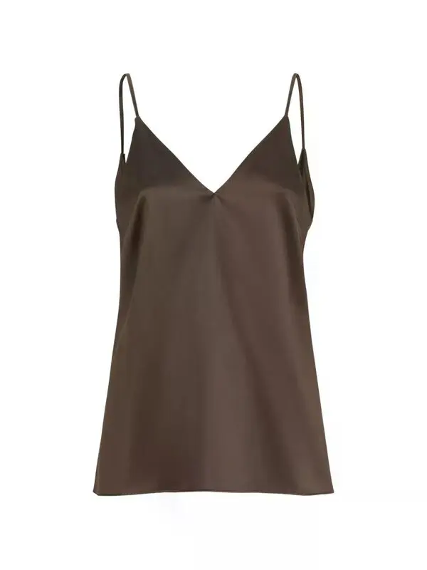 Brunello Cucinelli Stretch Silk Satin Camisole