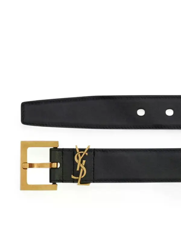 Saint Laurent Cassandre Vadim Reversible Belt