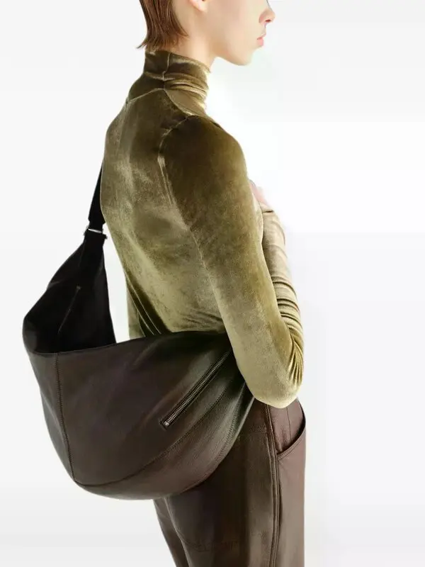 LEMAIRE Quiver Clip Bag In Leather