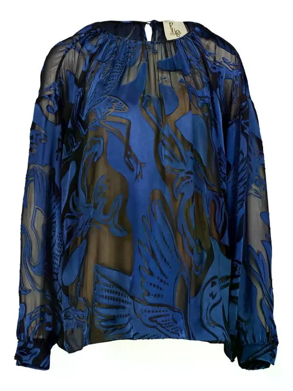 PAULA Devoré Blouse