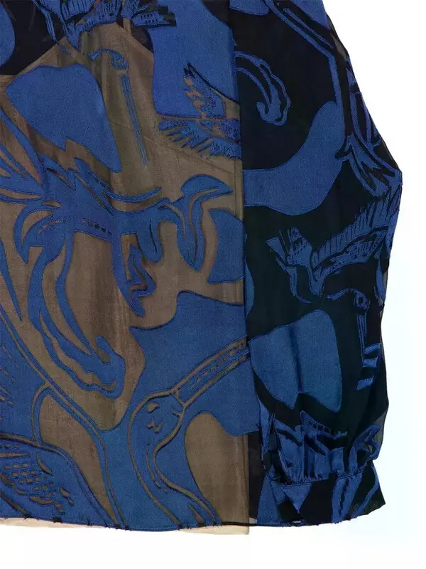 PAULA Devoré Blouse