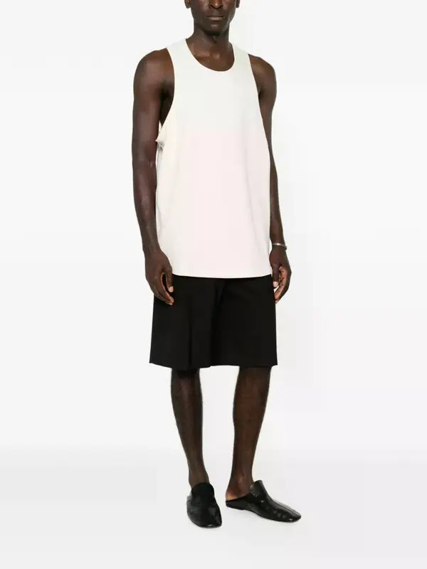Fear Of God Ribbed Tank Top With Rear Logo Patch