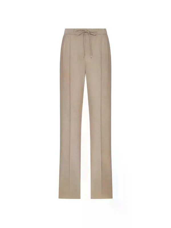 Max Mara Drawstring Pressed-crease Trousers