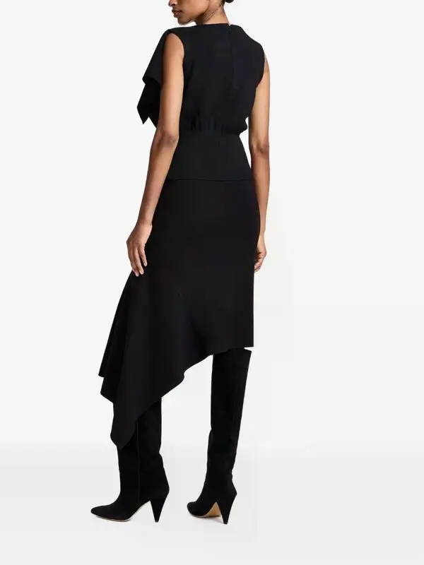 Essentiel Antwerp Draped-panel Asymmetrical Skirt