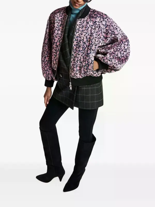 Essentiel Antwerp Kryo Floral-print Bomber Jacket
