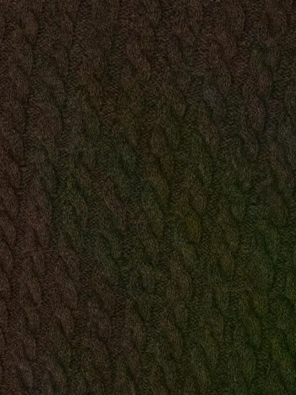 ROTATE BY BIRGER CHRISTENSEN Cable-knit Logo-patch Sweater