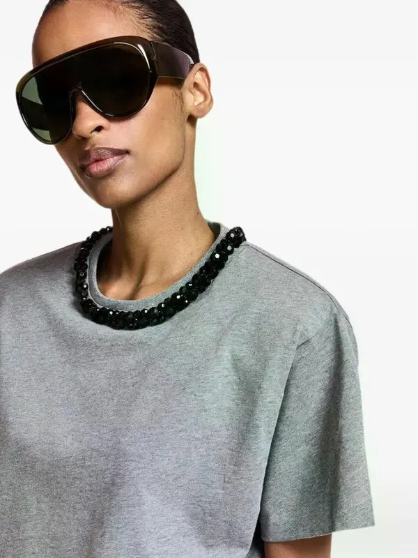 Essentiel Antwerp Embellished Collar T-shirt