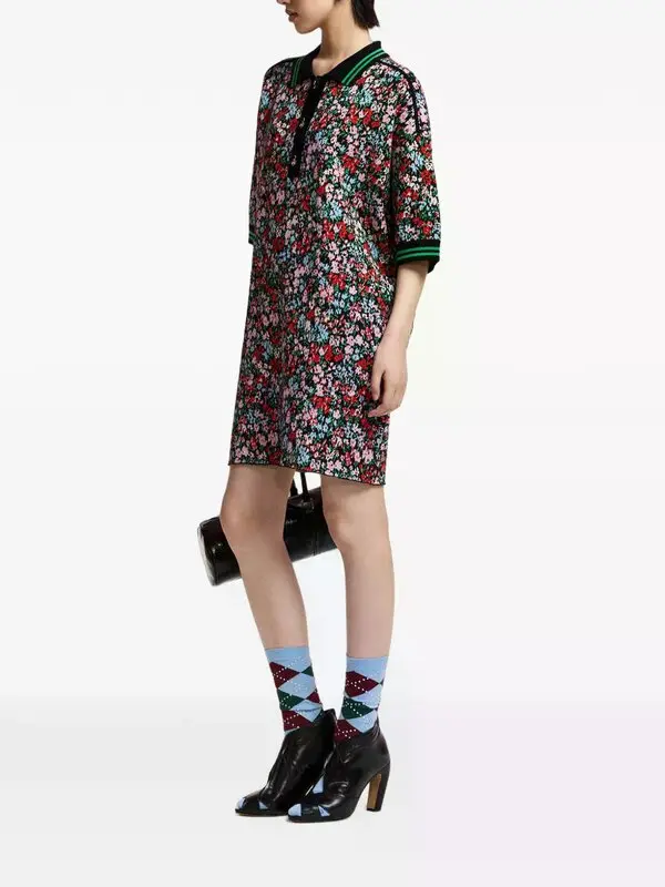 Essentiel Antwerp Kolden Floral-print Mini Dress