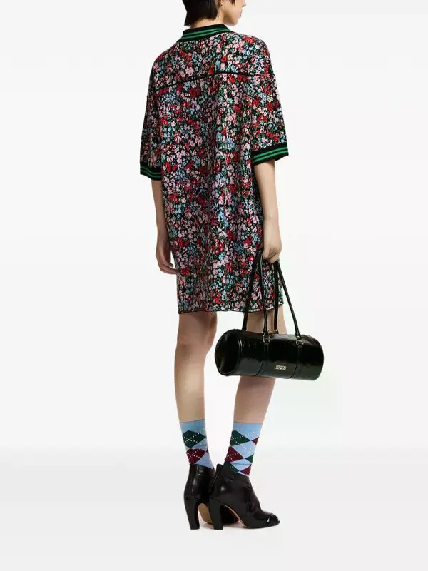 Essentiel Antwerp Kolden Floral-print Mini Dress
