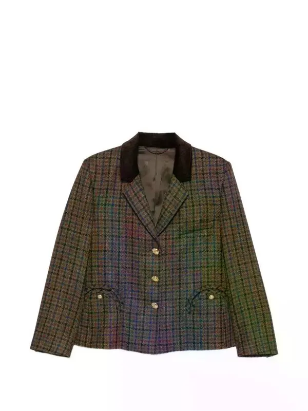 BLAZÉ MILANO Shelley Tweed Blazer - Brown