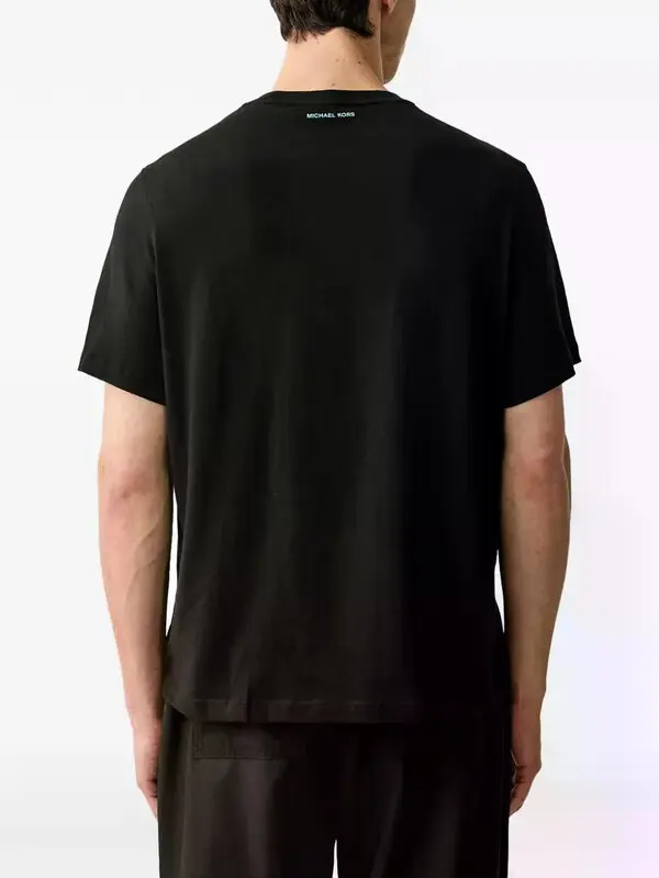 Michael Kors Cotton Jersey T-shirt With Circular Logo