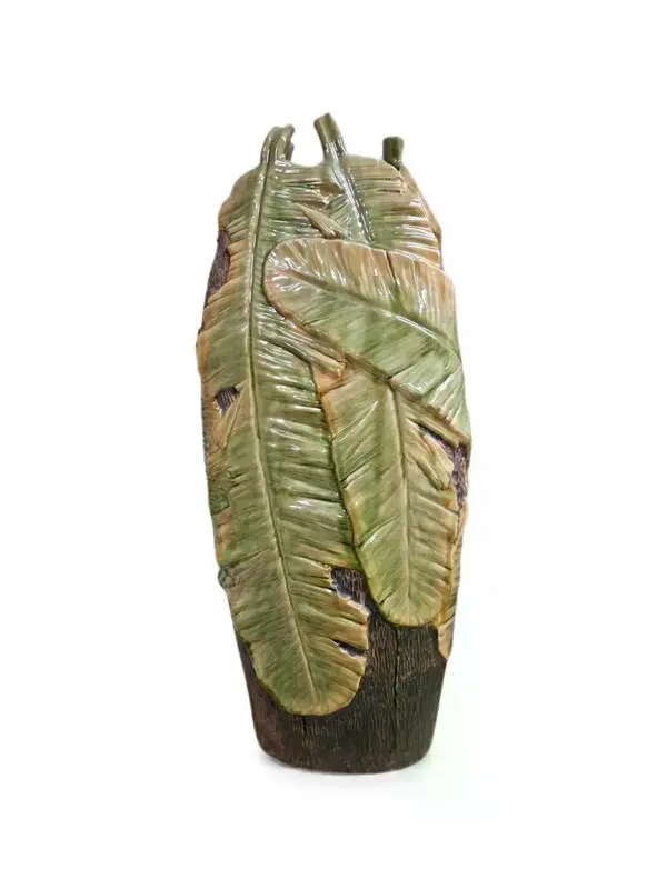 ENZO DE GASPERI Leaf-detail Floor Vase
