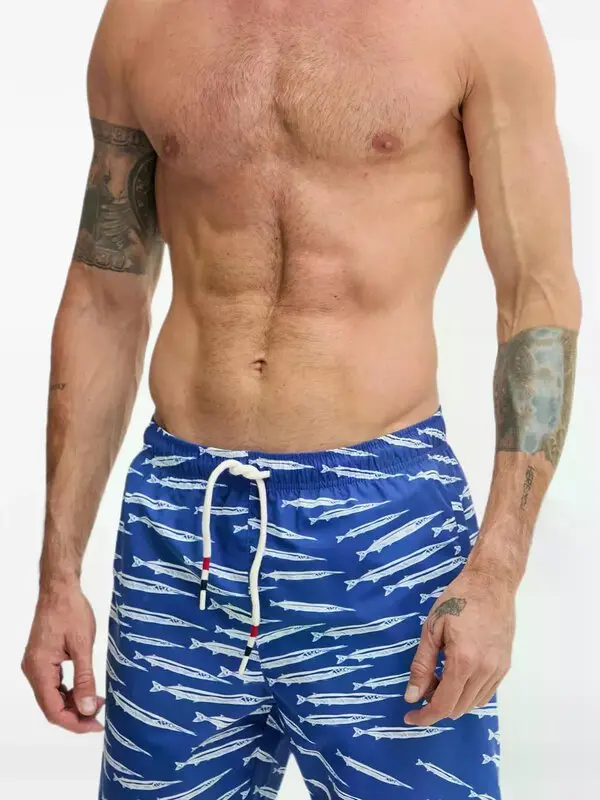 NAPAPIJRI Elior Fish-print Drawstring Swim Shorts