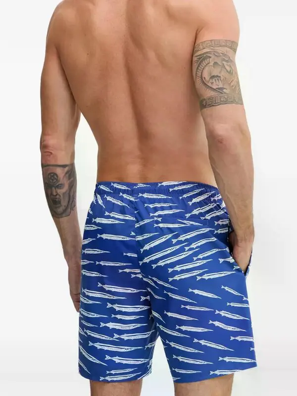 NAPAPIJRI Elior Fish-print Drawstring Swim Shorts