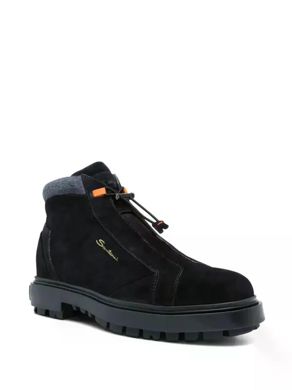 Santoni Suede Boots