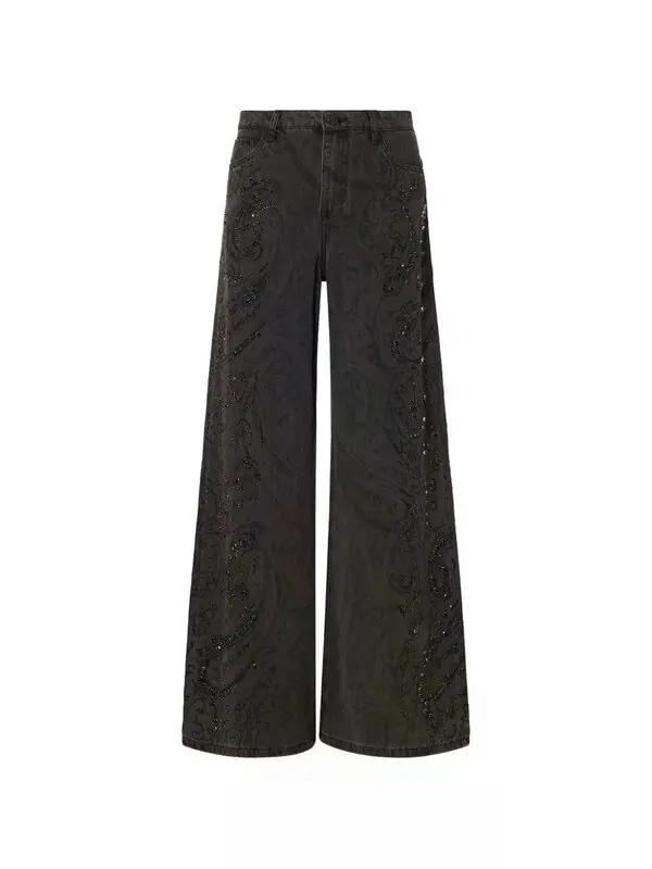 Liu Jo Flared Jeans With Gemstones